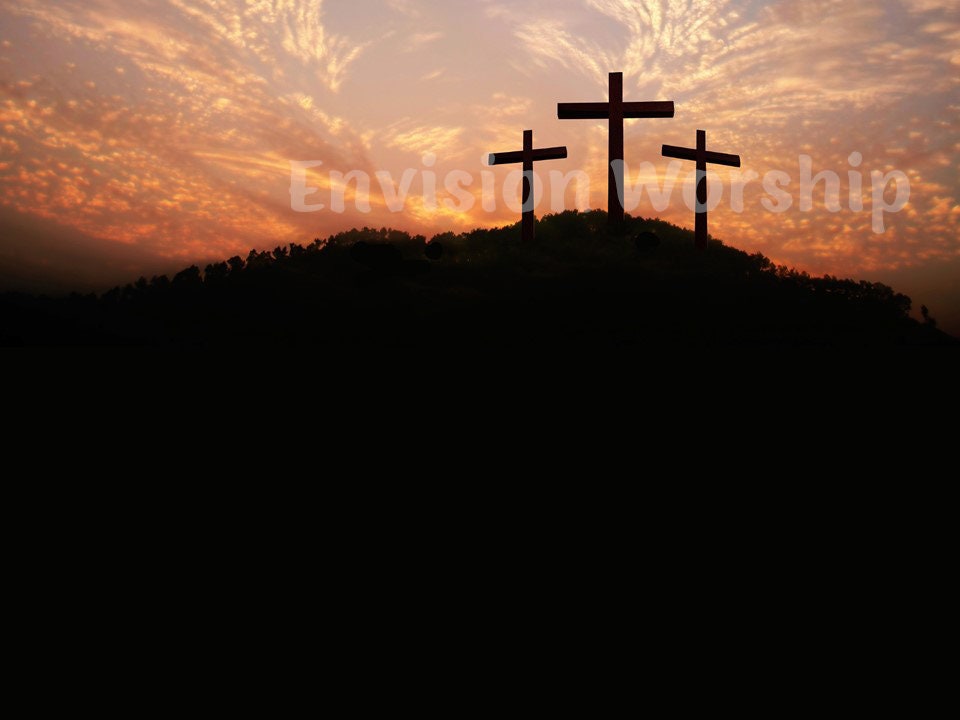 Gorgeous Easter Standard Size Powerpoint ~ Sunrise Over Calvary - Etsy