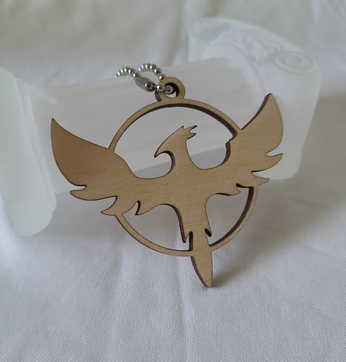 Phoenix Keychain Wooden Phoenix Keychain Phoenix Backpack - Etsy