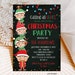 Editable Christmas Party Invitation Cute Elves Kids Party Elf - Etsy