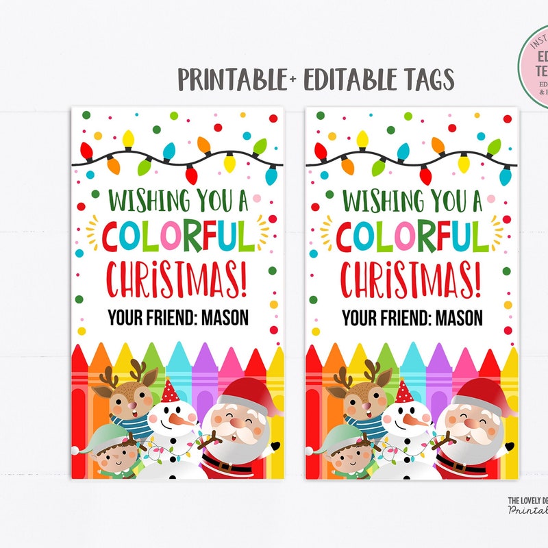 Colorful Gift Tags - 60+ Gift Ideas for 2025