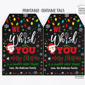 Whisk Christmas Tags - Etsy