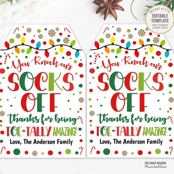 Toe Tally Socks - Etsy