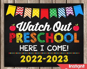 Preschool Here I Come - Etsy