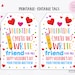 Editable Pop It Valentine's Day Tag You Make My Heart Pop Tag Valentine ...