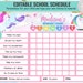Unicorn Reward Chart EDITABLE Template Reward Chart for | Etsy