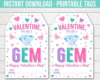 Ring Pop Valentine Printable | Etsy