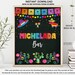 Fiesta Michelada Bar Sign Fiesta Piñata Birthday Party Sign Chalkboard ...
