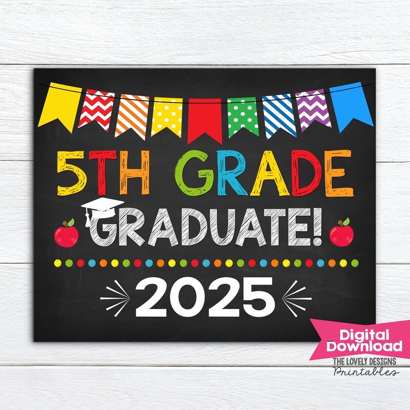 5th Grade Graduation Yard Sign - Etsy