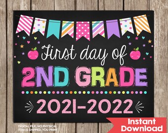 Second Grade Sign | Etsy