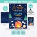EDITABLE S'mores Birthday Invitation Camping Bonfire Birthday Party ...