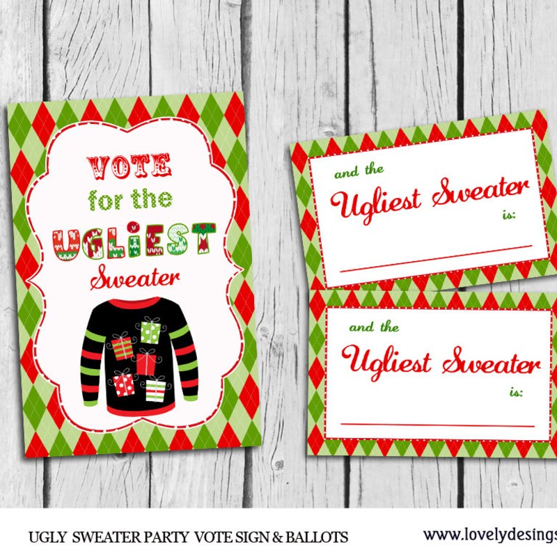 Ugly Sweater Awards - Etsy