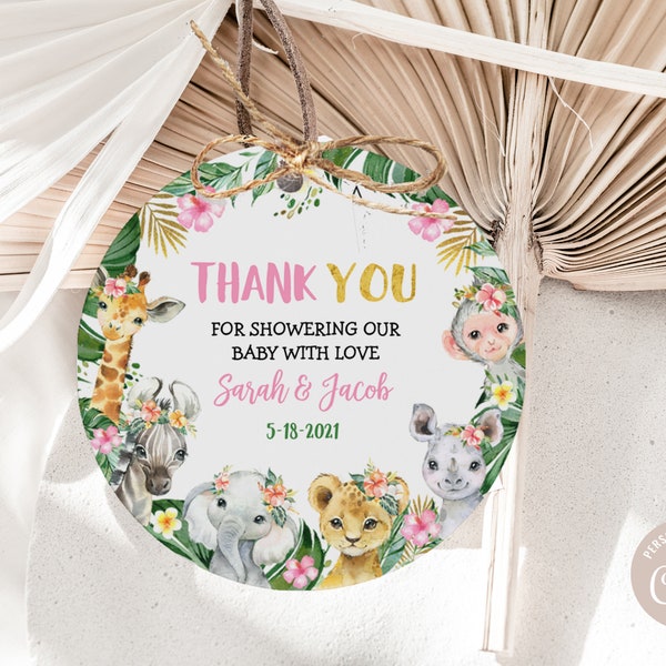 Safari Favor Tag - Etsy