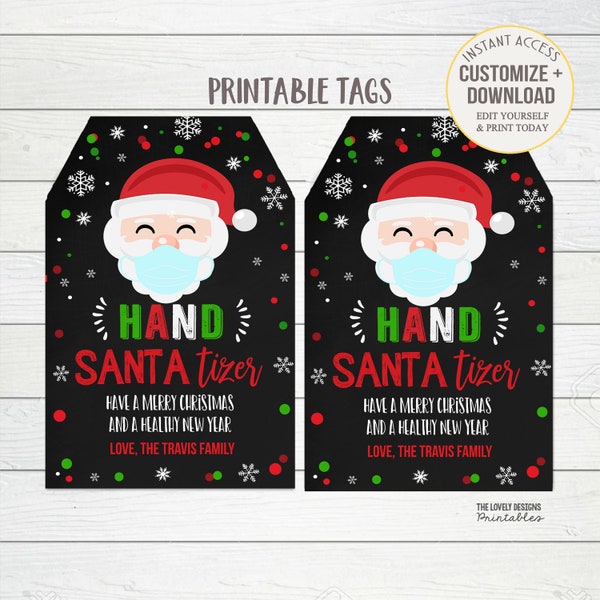 Santa Tizer - Etsy