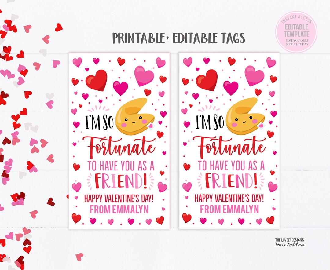 Valentine's Day Pencil Gift Tags You're the Write Friend for Me Tag ...