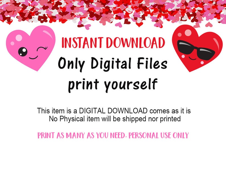 You Rock Valentine's Day Gift Tags Kids Classroom Pop - Etsy