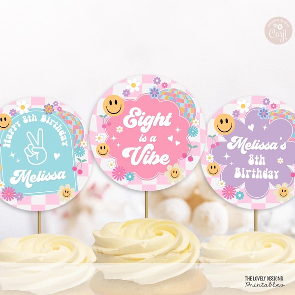 Groovy Cupcakes - Etsy