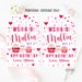 Valentines Muffin Gift Tag Wishing You Muffin but a Valentine's Day ...