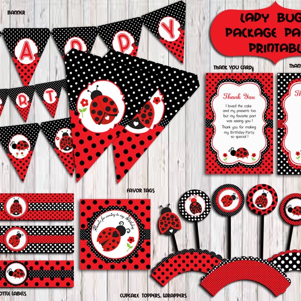 Ladybug Banner - Etsy