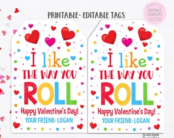 I Like the Way You Roll Valentine - Instant Download - Digital ...