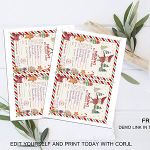 EDITABLE Elf Report Card Christmas Elf Report Card Santa Claus Elf Game ...