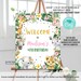 Editable Jungle Welcome Sign Jungle Birthday Party Sign Jungle Girl ...