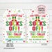 Christmas Sock Gift Tags Staff Toe-tally Amazing Teacher Staff Nurse ...