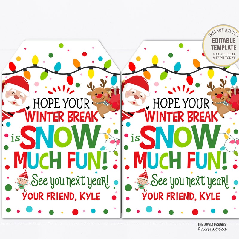Winter Gift Tags - 60+ Gift Ideas for 2025