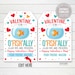 Valentine Goldfish Tags, O'fish'ally Glad We're Friends, Kids Valentine ...