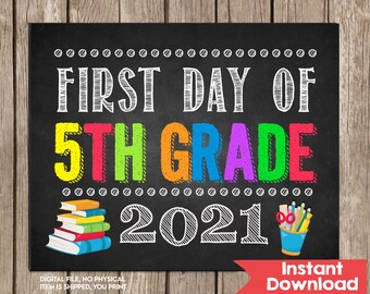 First Day of 5th | Etsy