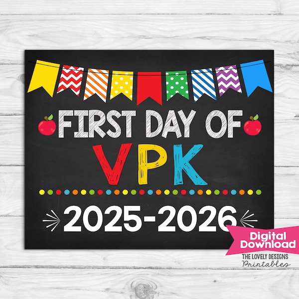 Vpk Sign - Etsy