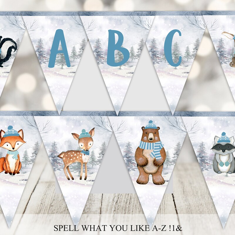 Woodland Banner - Etsy