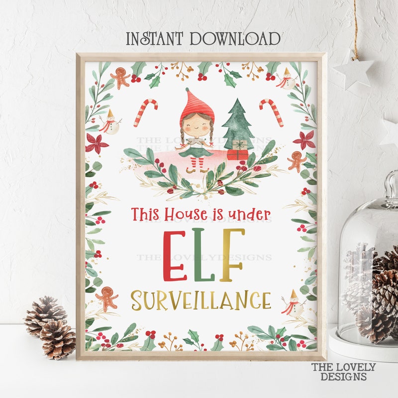 Elf Surveillance - Etsy