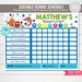 Editable Sports Reward Chart Soccer Baseball Sport Reward for - Etsy