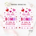 EDITABLE Hot Chocolate Bomb Tags Valentine's Day Hot Cocoa Bomb ...