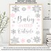 Baby It's Cold Outside Sign Winter Baby Shower Party Sign Snowflakes ...