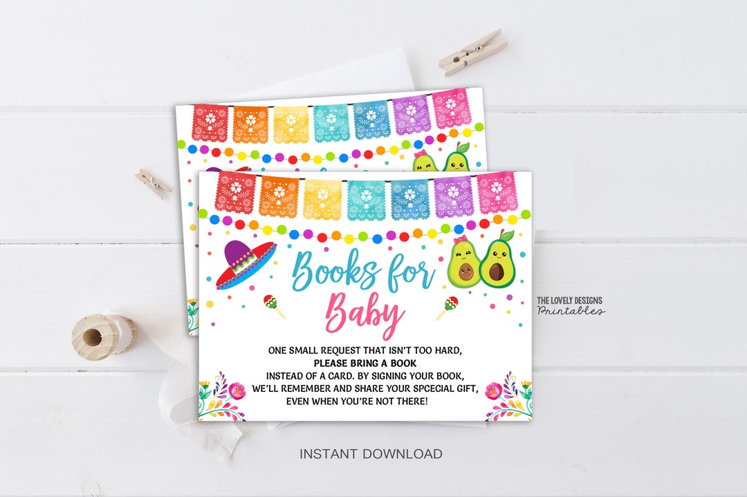 Fiesta Books for Baby Cards Fiesta Baby Shower Activity Señor or ...