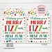 Merry Fizz-mas Gift Tag Holidays Christmas Fizzmas Holiday Appreciation ...