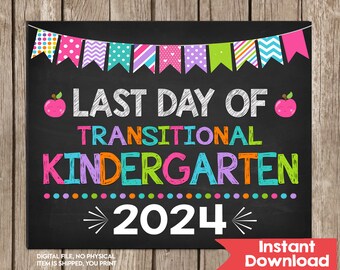 Shark Last Day of TK Sign Ocean Sea Last Day of School Printable ...