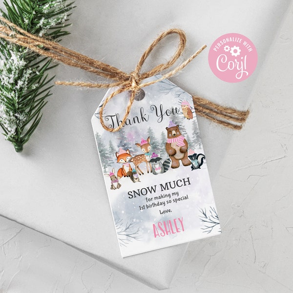 Woodland Tags - Etsy