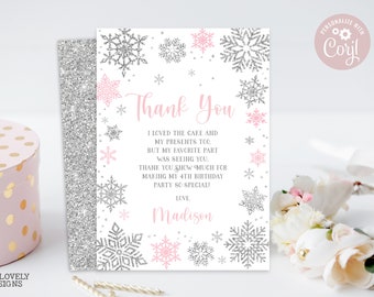 Winter Thank You | Etsy