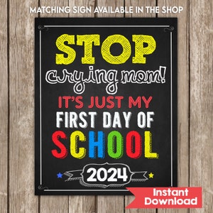First Day of 4 Year Old Preschool Sign INSTANT DOWNLOAD Photo Prop ...