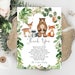 EDITABLE Woodland Thank You Card Woodland Baby Shower Cards Theme ...