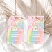 EDITABLE Groovy Birthday Gift Tag Two Groovy One Birthday Rainbow Daisy ...