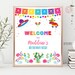 EDITABLE Fiesta Welcome Sign Piñata Fiesta Birthday Party Sign Pinata ...