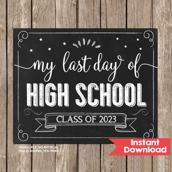 Last Day of School - Etsy