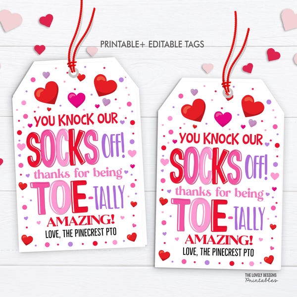 Sock Gift Tag - 60+ Gift Ideas for 2025