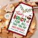 Christmas Bundt Cake Gift Tag Thanks a Bundtch for All You Do School ...