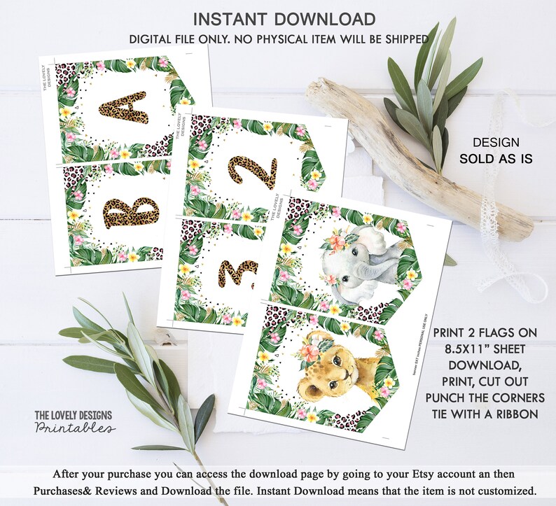 Leopard Print Banner A-Z Alphabet Numbers Leopard Print - Etsy