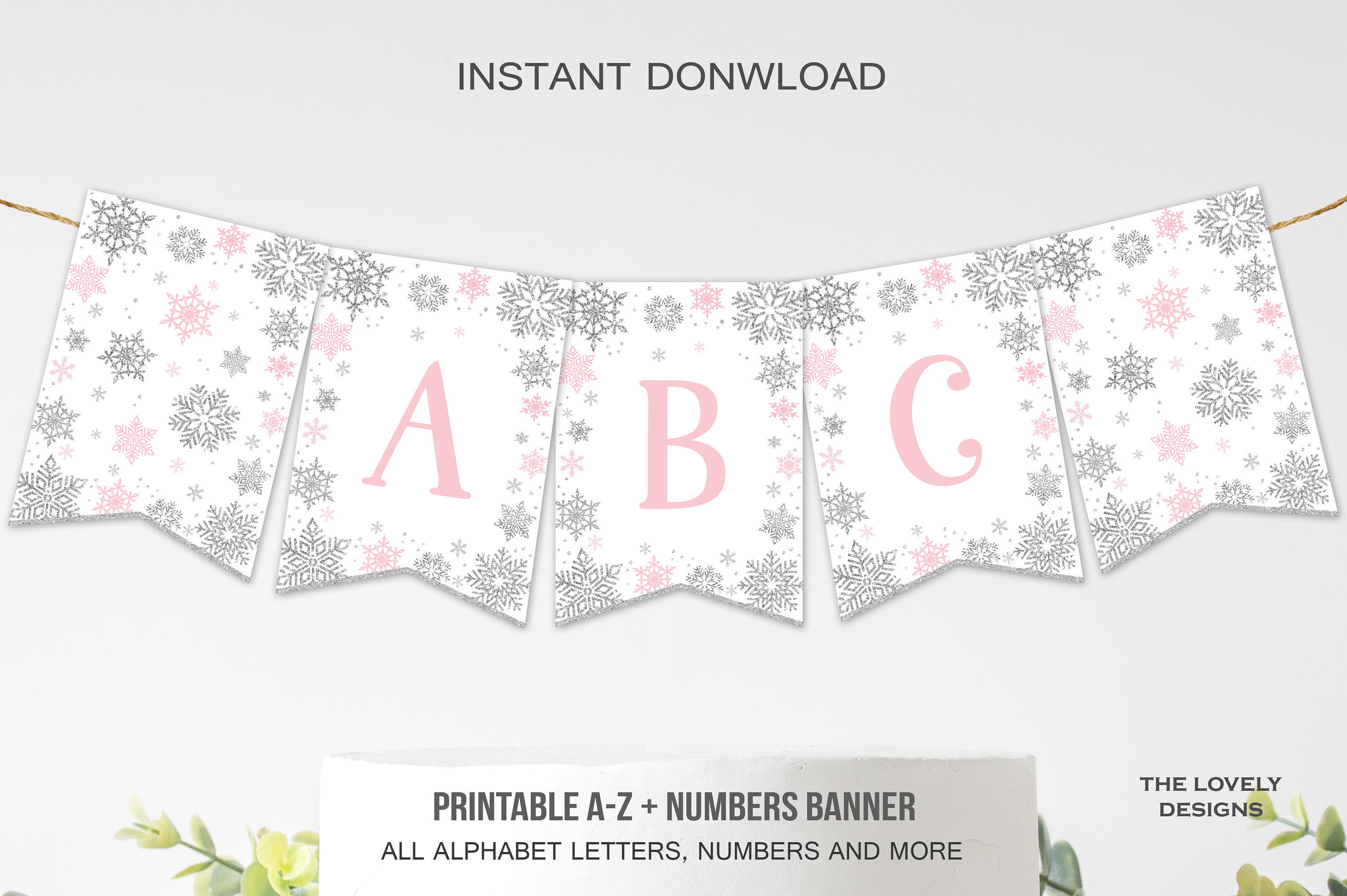 Winter Wonderland Banner Printable