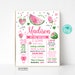 EDITABLE Watermelon Birthday Chalkboard Watermelon Birthday, First ...